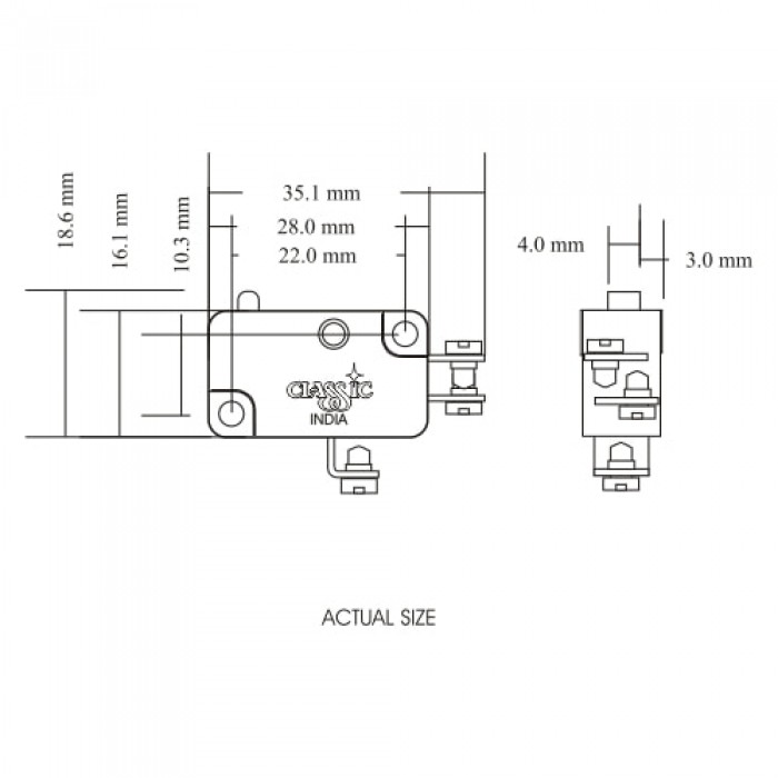 Micro Switch MR3 Type by Classic Electronics